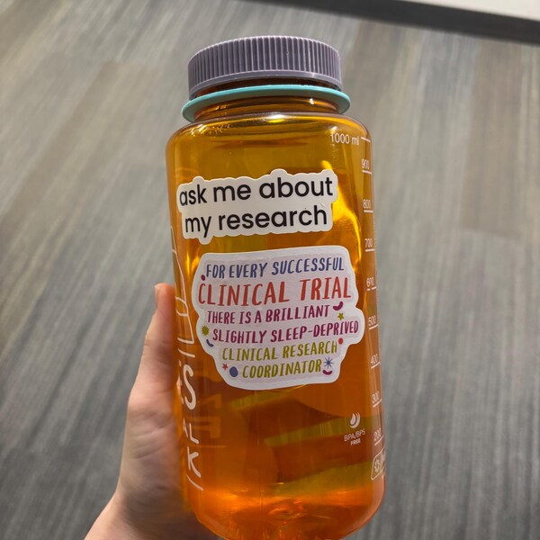 Clinical Research Sticker, Kiss-cut Vinyl Decal, Slightly Sleep ...