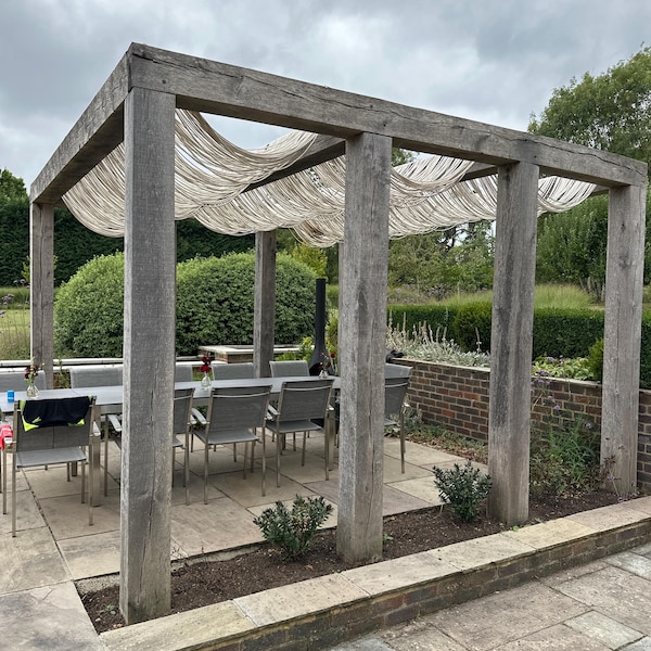 Handknitted Boho Style Macrame Cover With Grass Effect and Fringes ...