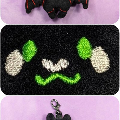 ITH DIGITAL PATTERN Virtual Pet Plushie Keychains in the Hoop Machine ...