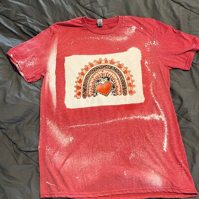 Valentine's Day Rainbow With Heart Png Sublimation Design Downloads ...