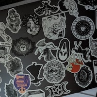 25/50 Vinyl Surf Stickers, Die Cut Decal Set, Waterproof Reusable ...