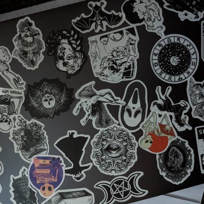 25/50 Vinyl Movie Night Stickers, Die Cut Decal Set, Waterproof ...