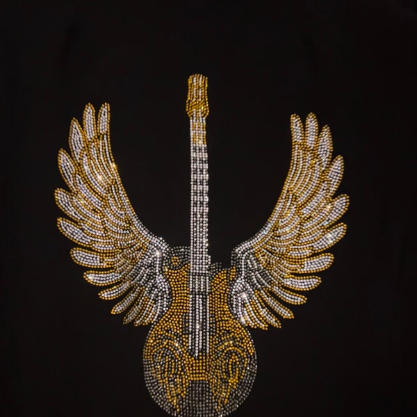 Shark Heat Press Hot Fix Iron on Rhinestone Motif , Rhinestone Shark ...