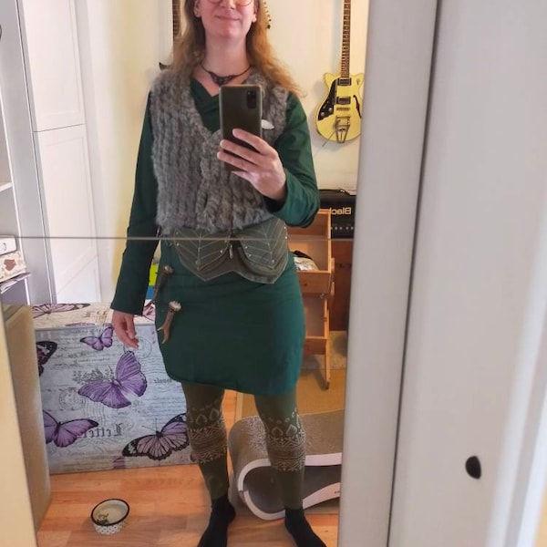 Enchanted Elven Cloak Pixie Cape Fairy Costume Forest Green Cloak ...