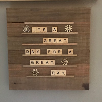 Table Top Sign Style Scrabble Letter Board Message Board Quote Board ...