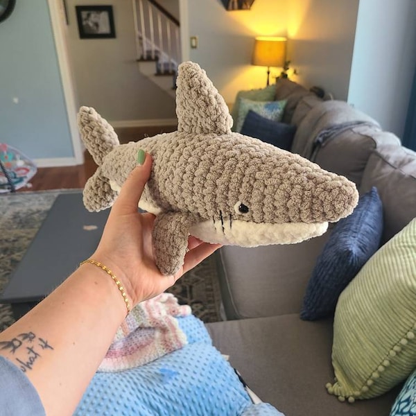 Shark Plush Toy Pattern, Baby Shark, Shark Gift - Etsy