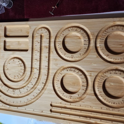 Wooden Mala Bead Design Board and Wooden Bracelet Bead Board as a ...