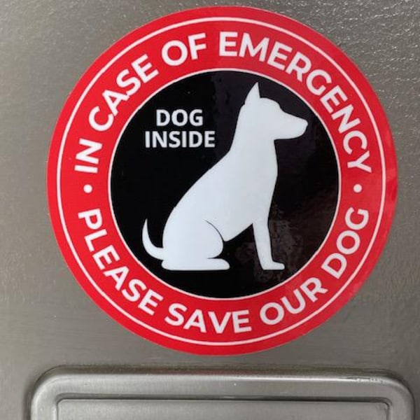 Save 2 Cats STICKER, Pet Emergency, Pet Alert for Home, in Case of ...