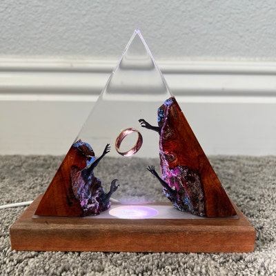 Headphone Stand,night Light,epoxy Lamp,resin Lamp,resin Night Light ...
