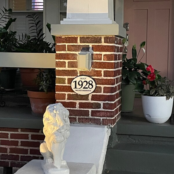 House or Business Year Established/circa/built Placard Sign / Custom ...