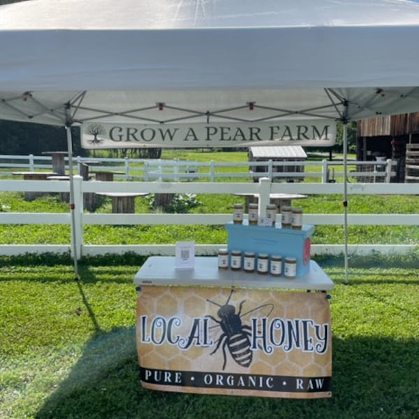 Custom Vinyl Tent Canopy Header Banner | Personalized With Logo ...