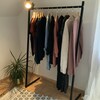 Ceiling Clothes Rack// Clothing Rack // Ceiling Rack // Ceiling Storage ...