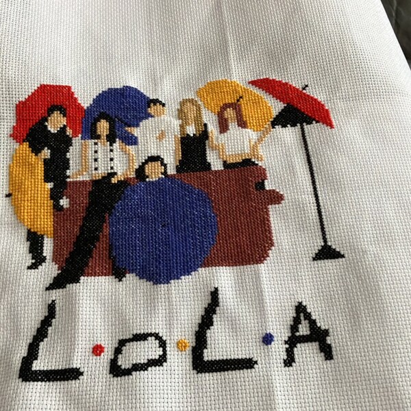 Friends INTRO Cross Stitch Pattern, Umbrella Theme Counted Cross Stitch ...