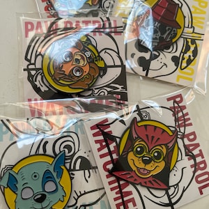 Rorschach/marshall Mashup Enamel Pin - Etsy