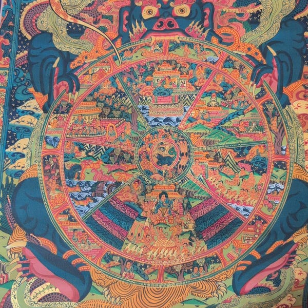 Hanumana/hanuman/ Vajrangavali/ Monkey God Original Thangka Painting ...