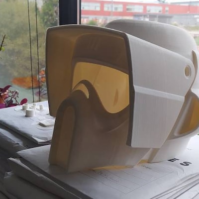 First Order TIE Pilots Wearable Armor Helmet 3D Print File STL Model 3D ...