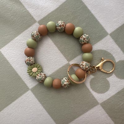 Flower Keychains Keychains Daisy Keychains Silicone Flowers Silicone ...