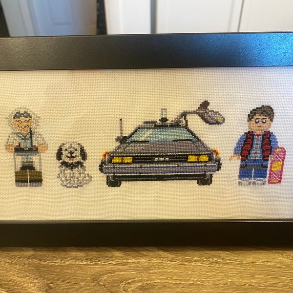 Cross Stitch Pattern: Return to the Future Characters, PDF INSTANT ...