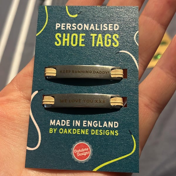 Personalised Metal Shoe Tags - Etsy