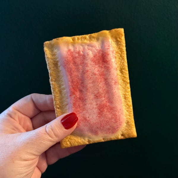 Fake Pastry, Breakfast Tarts, Frosted Toaster Pastry, Fake Breakfast ...