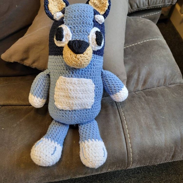 Patrón amigurumi bluey y bingo, patron crochet bluey, perro amigurumi ...