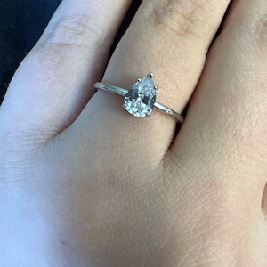 Elegant Double Stone, Purity Ring - Etsy