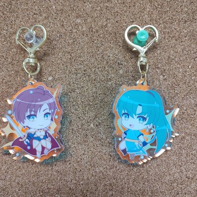 Kirby and Jirachi Acrylic Keychain Stand - Etsy Canada