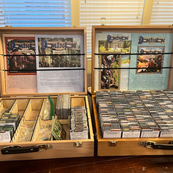 Dominion Card Game - INSERT for Dominion Case - Completely ASSEMBLED ...