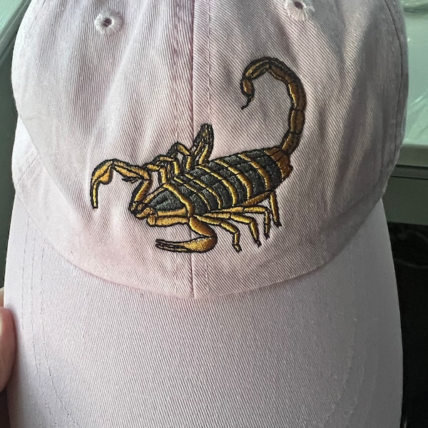 SCORPION WILDLIFE Hat - Embroidered Men Women Arachnid Gift Cap - Price ...