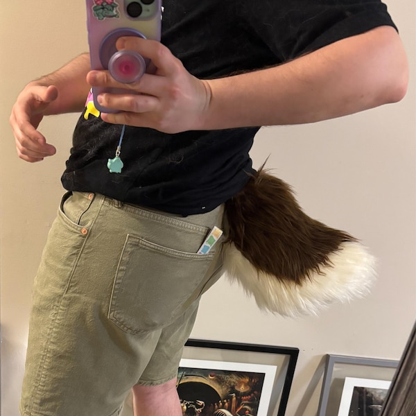 Nub/deer/goat Fursuit Tail Pattern (DIGITAL DOWNLOAD) Two Tone and ...