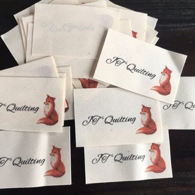 Fox Sewing Labels Personalized Woodland Clothing Labels, Sew On - Etsy UK