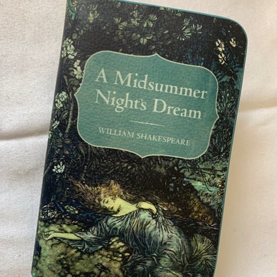 Book Wallet, Shakespeare Gifts, Midsummer Night's Dream Book Clutch ...