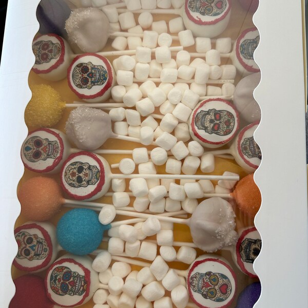 Mexican Sugar Skulls Edible Image Toppers - Etsy