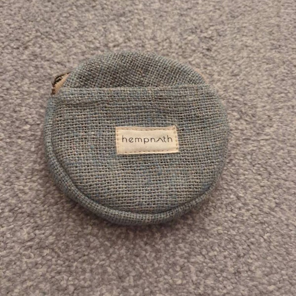 Eco-friendly Hemp Coin Purse: Handmade Vegan Mini Wallet - Etsy