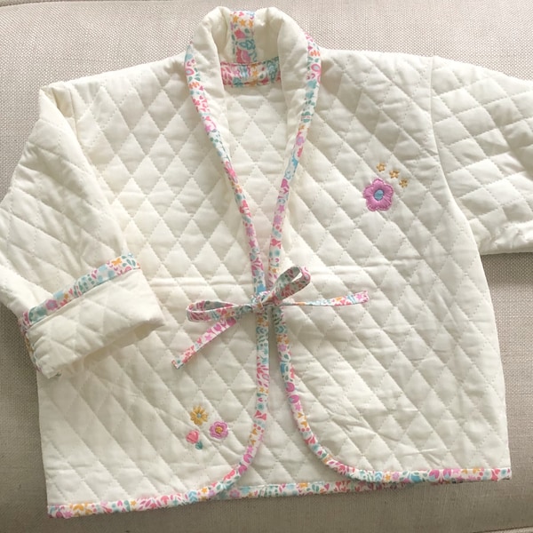 Baby Coast Coat PDF Sewing Pattern: Beginner Quilt Jacket, Newborn-7 ...