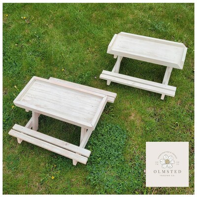 One Picket Chicnik Table Plans, Digital Plans, Chicken Table, Chicken ...