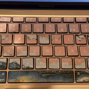 Abstract Decay MacBook Keyboard Decal Stickers - Etsy