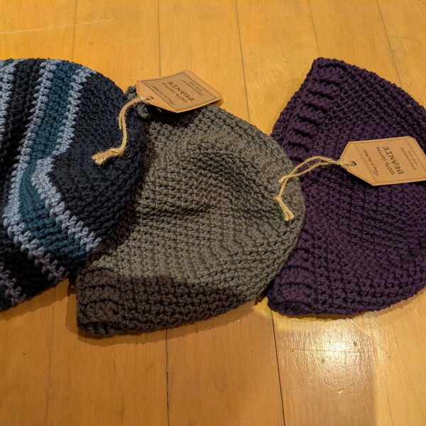 Lightweight Cotton Beanie - Spring/summer/autumn Beanie - Festival ...