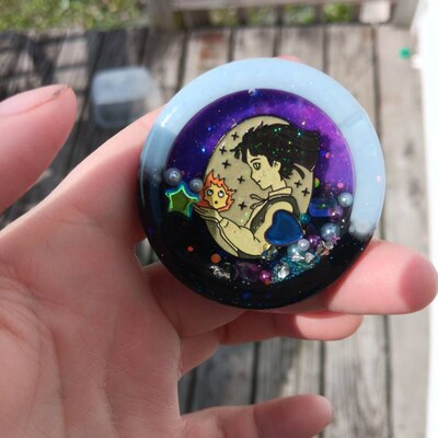 Kawaii Character Resin Water Shaker Keychain Charm Phone - Etsy