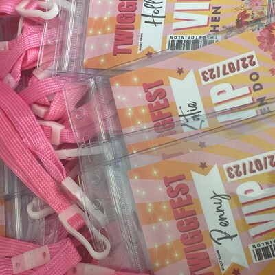 Personalised Party Lanyards Festival Decor Hen Do - Etsy UK