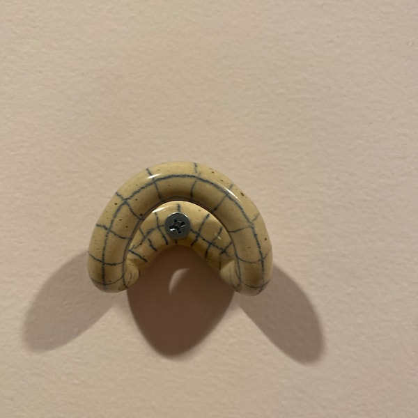 Ceramic Wall Hooks Handmade Decorative Coat Hook / Colorful Funky ...
