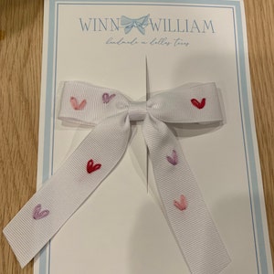 Long Tail Moon Stitch Bow | Etsy