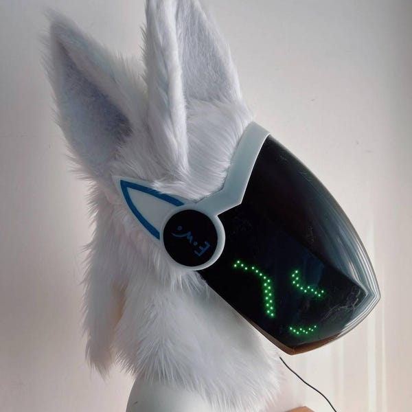 Protogen Head Custom - Fursuit Head Personalized - Furry Cospaly - Etsy