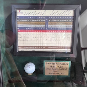 Golf Flag Display Case - Etsy