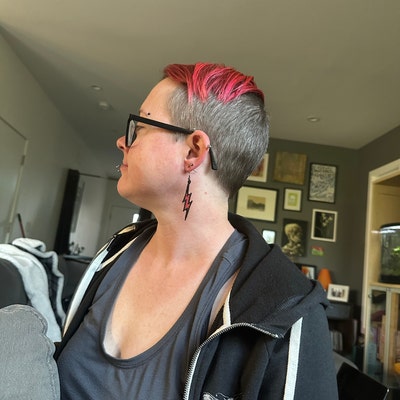 Lightning Bolt Ribbon Freestanding Lace Machine Embroidery Design ...