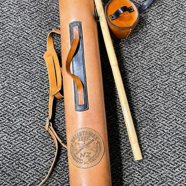 Leather Blueprint Tube PDF Pattern, Leather Map Case for Documents and ...