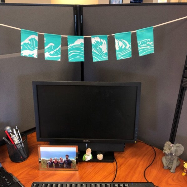 Mini Ocean Prayer Flags. Go With the Flow Set to Hang on Bike, Van, Car ...