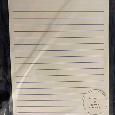 Personalized Family Notepad Lined or Unlined 50 or 100 Sheets, Tear off ...