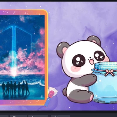 Stream Starting Soon Screen / Twitch Overlay / Vtuber Background/ Rainy ...