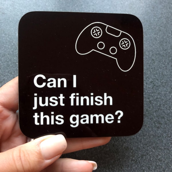Gamer Drinks Coaster – Gift for Gamer – Stocking Filler, Secret Santa ...